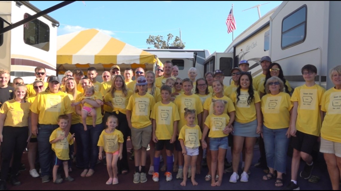 Iowa State Fair: Generations celebrating 100-year family reunion ...