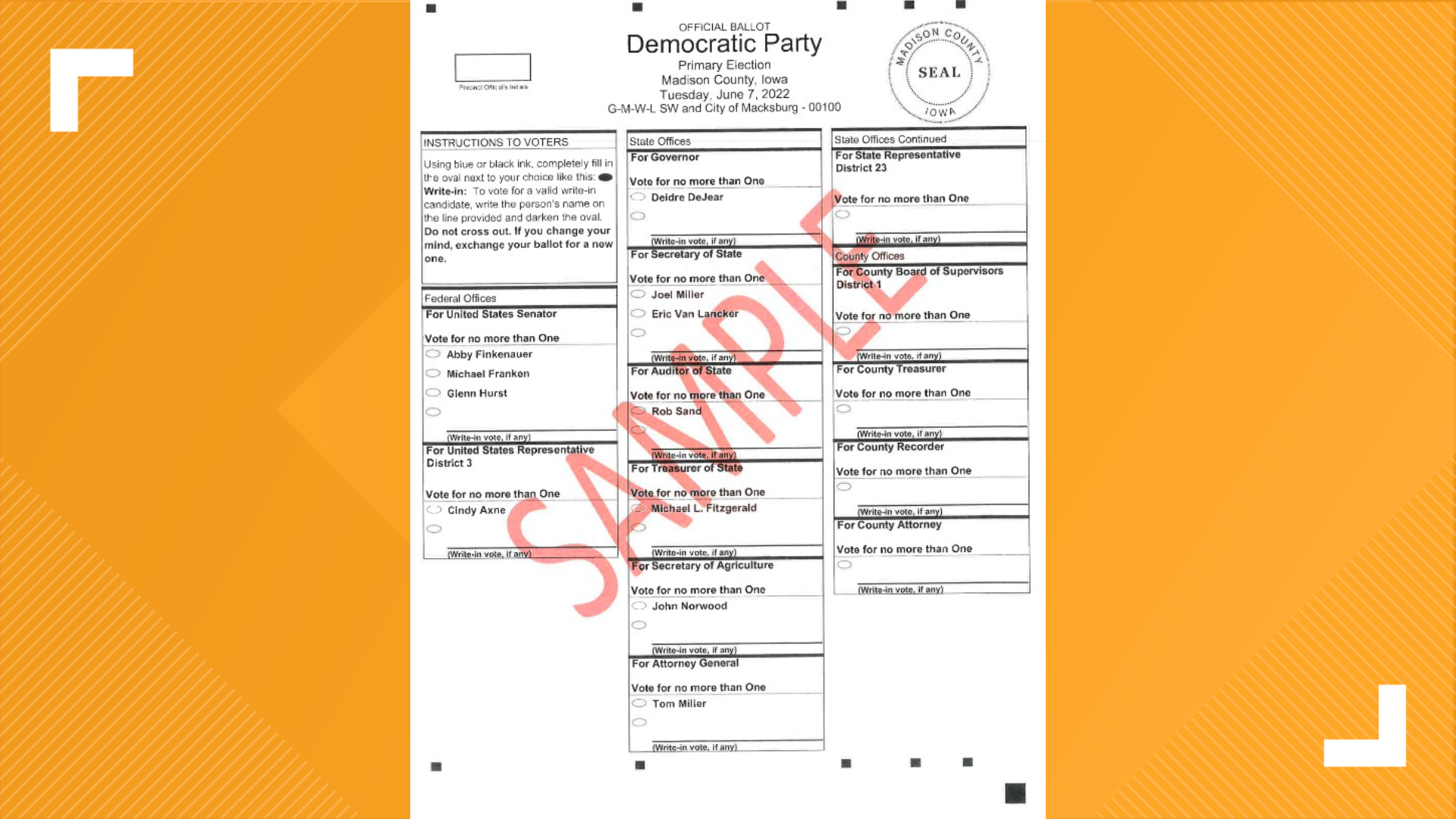 Iowa Primary Election 2022: How to find your ballot | weareiowa.com