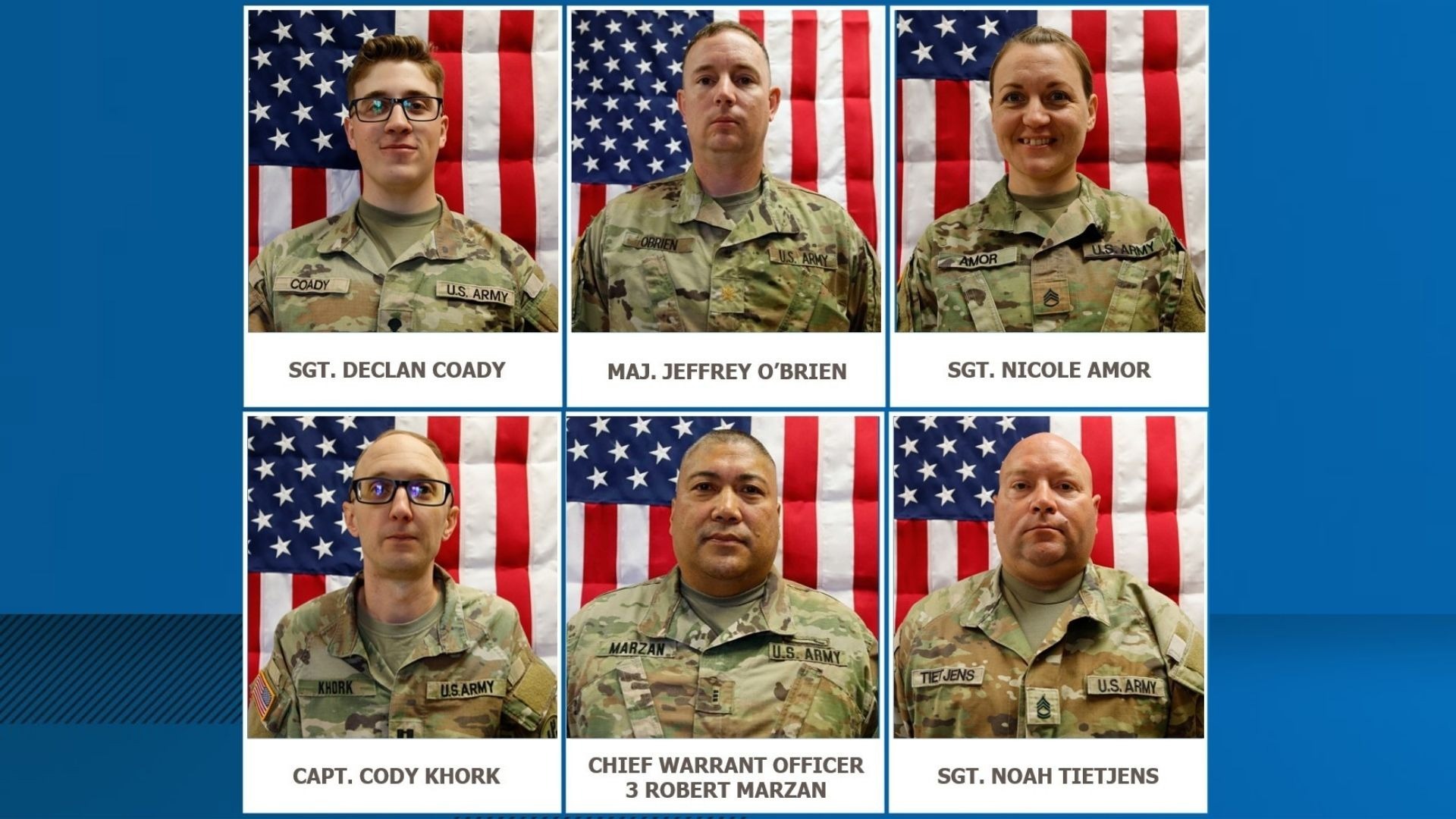 Dignified transfer of 6 US soldiers killed in Kuwait set for Saturday ...