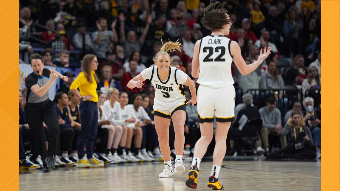 Who is Sydney Affolter? Iowa breakout star joins starting lineup | wqad.com