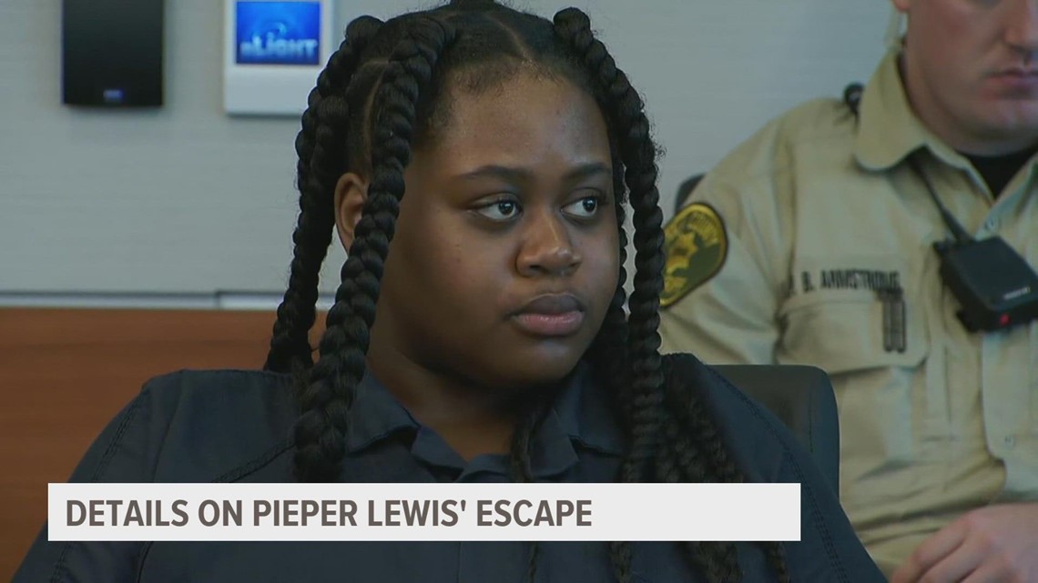 What we know so far about Pieper Lewis' escape | weareiowa.com