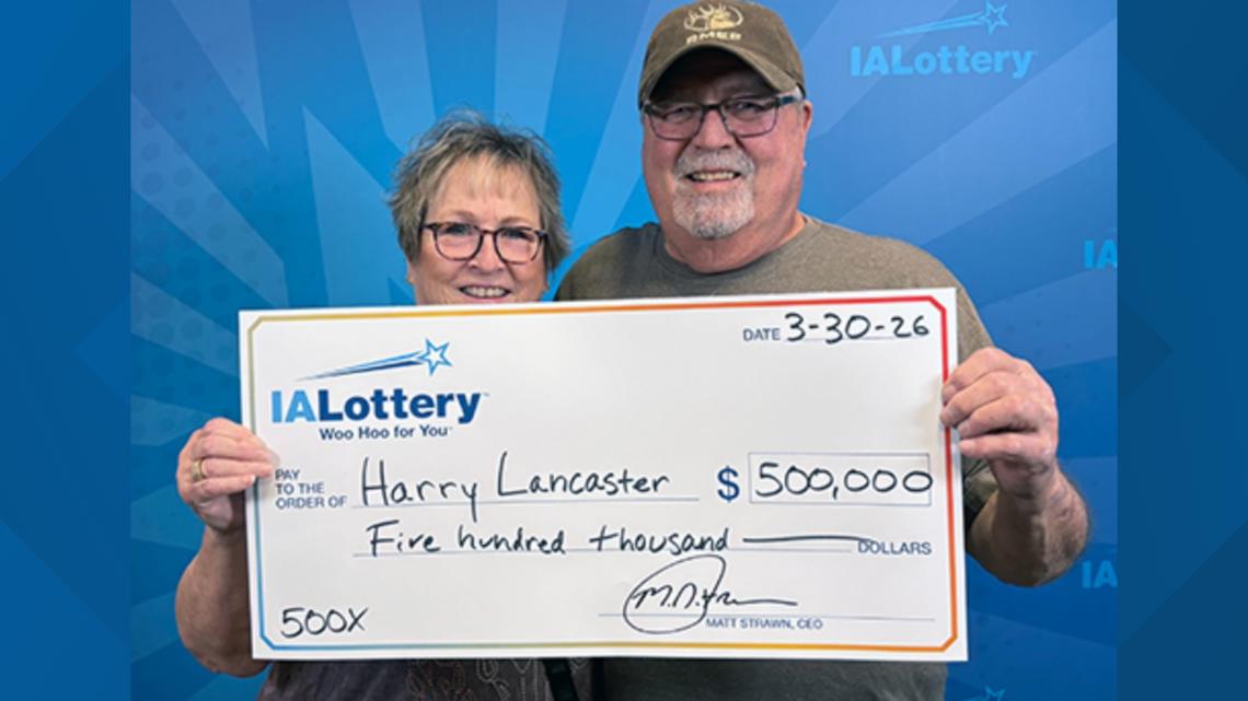'He was just laid back': Central Iowa couple wins $500K on scratch game ...
