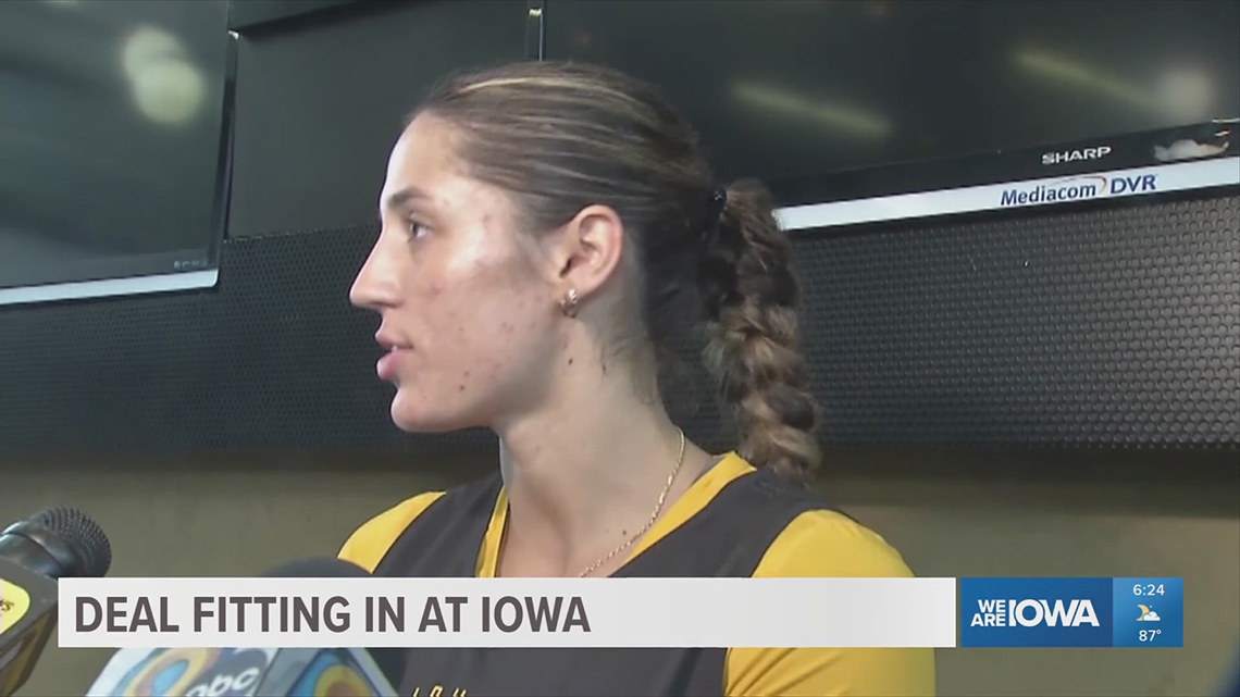 Addie Deal fitting in at Iowa basketball | weareiowa.com