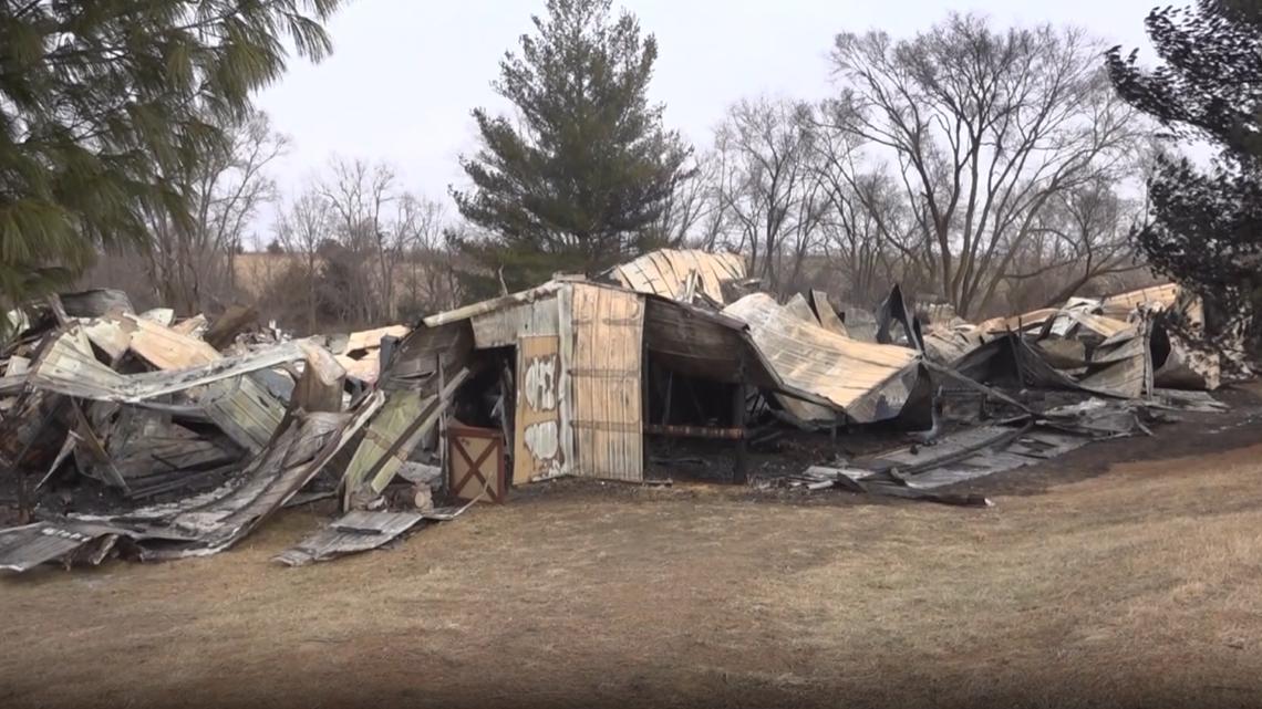 'I don’t have words': Barn fire kills 4 mini horses, leaves couple ...
