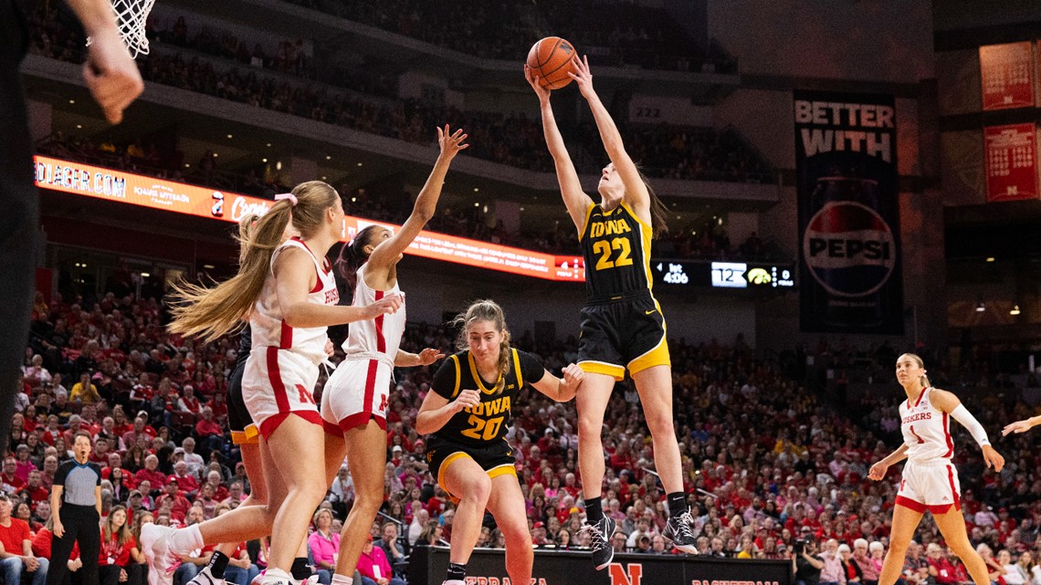 GAME RECAP: Nebraska defeats Iowa and Caitlin Clark 82-79 | wqad.com