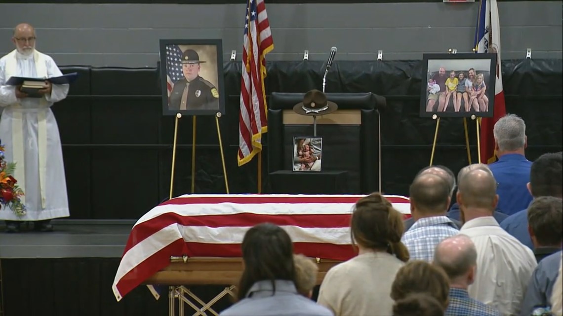 Funeral service held for Trooper Ted Benda | weareiowa.com