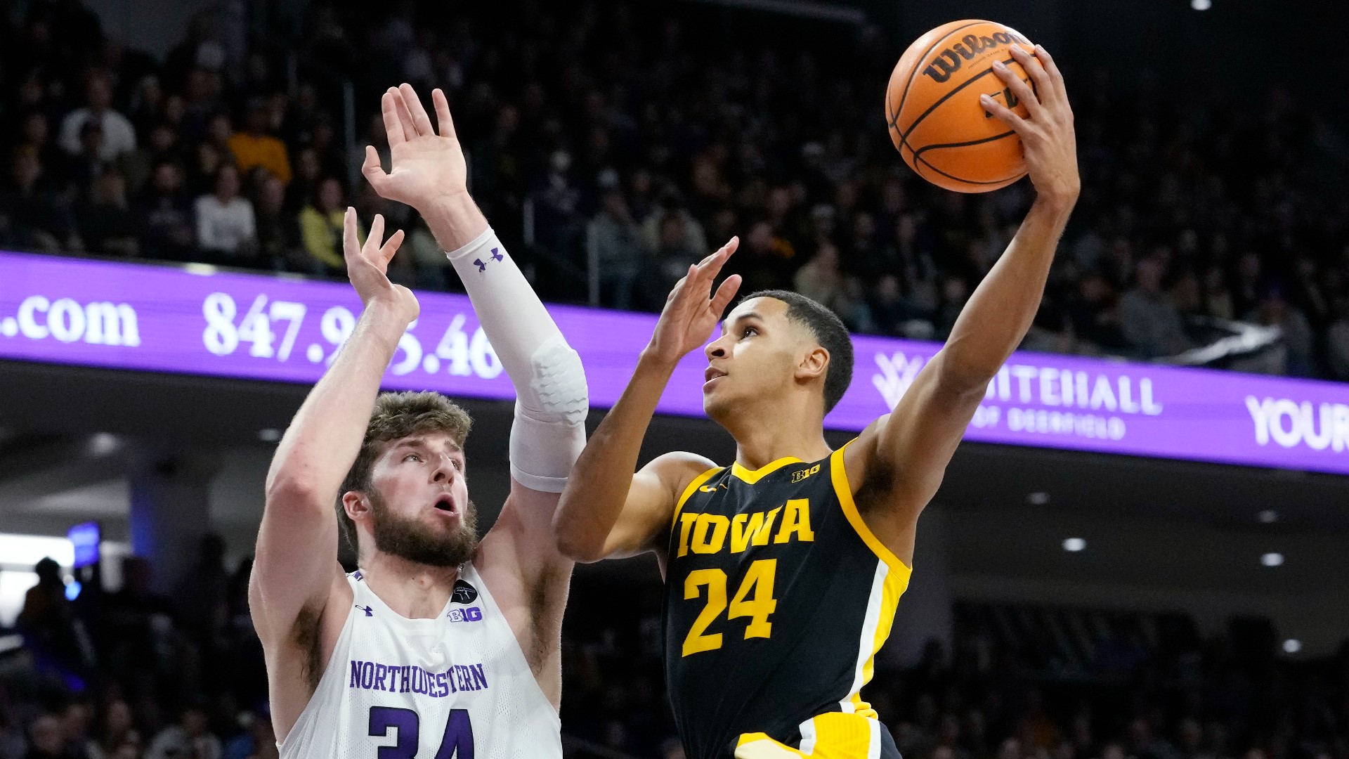 Iowa basketball game: Northwestern defeats Hawkeyes, final score ...