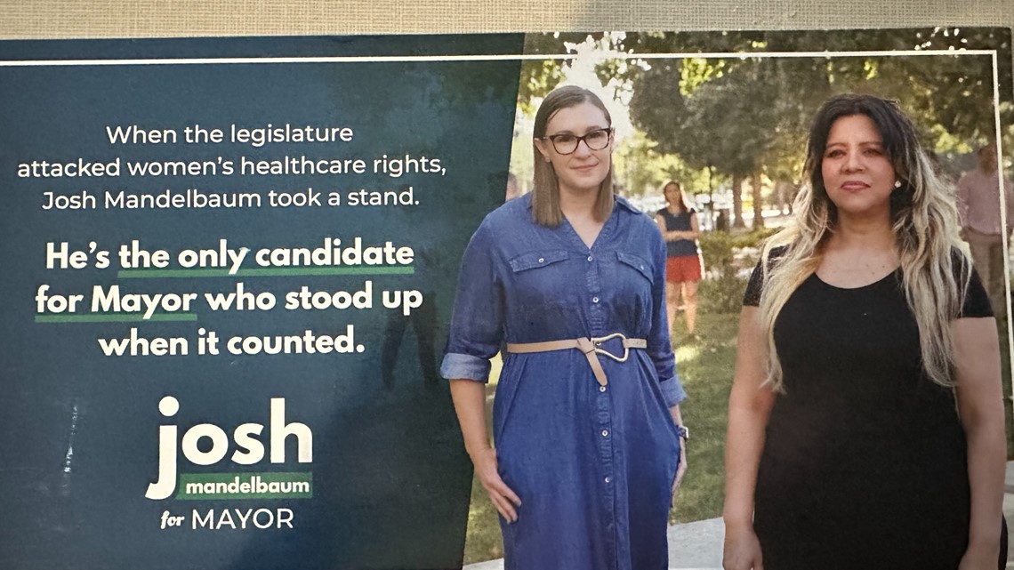 Mayoral candidates discuss Josh Mandelbaum's campaign flyer | weareiowa.com
