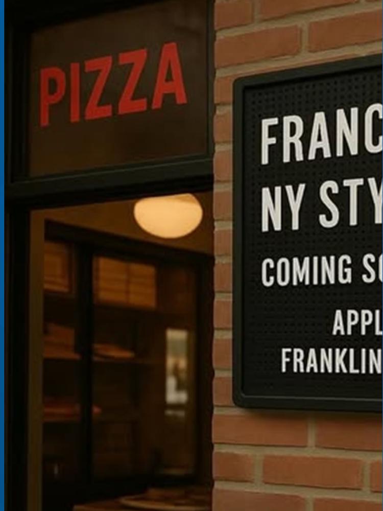 New York-style pizza restaurant to open at Franklin Street Social ...