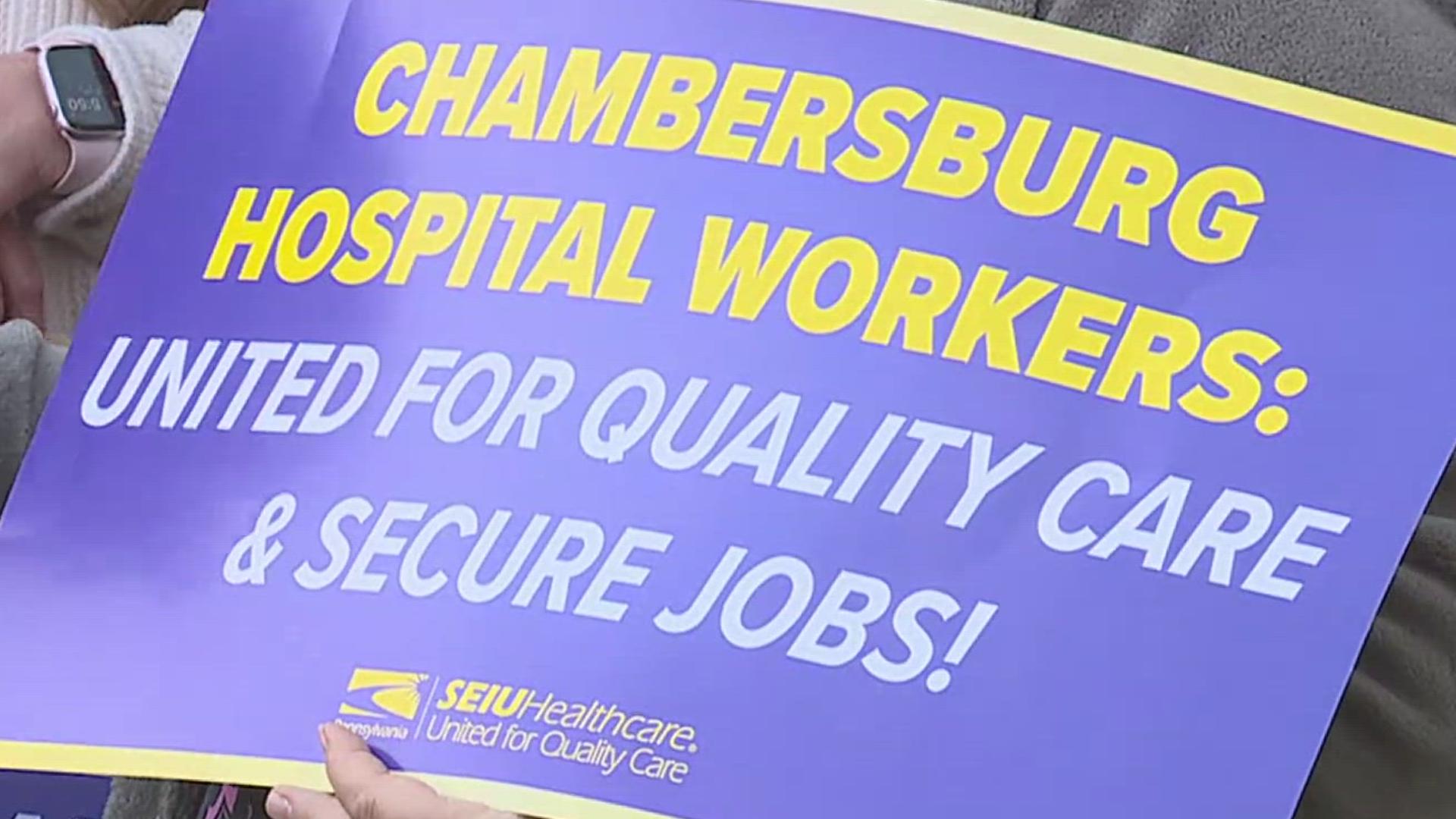 Union workers at WellSpan Chambersburg vote to authorize strike | fox43.com