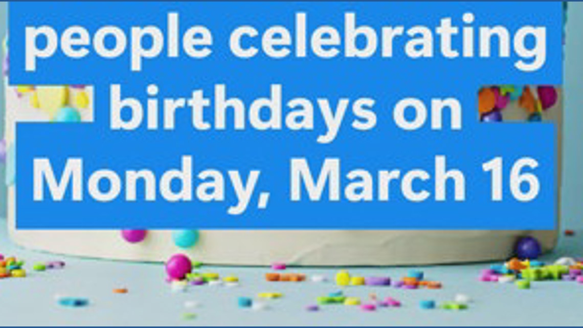 Famous Birthdays: March 16 | fox43.com