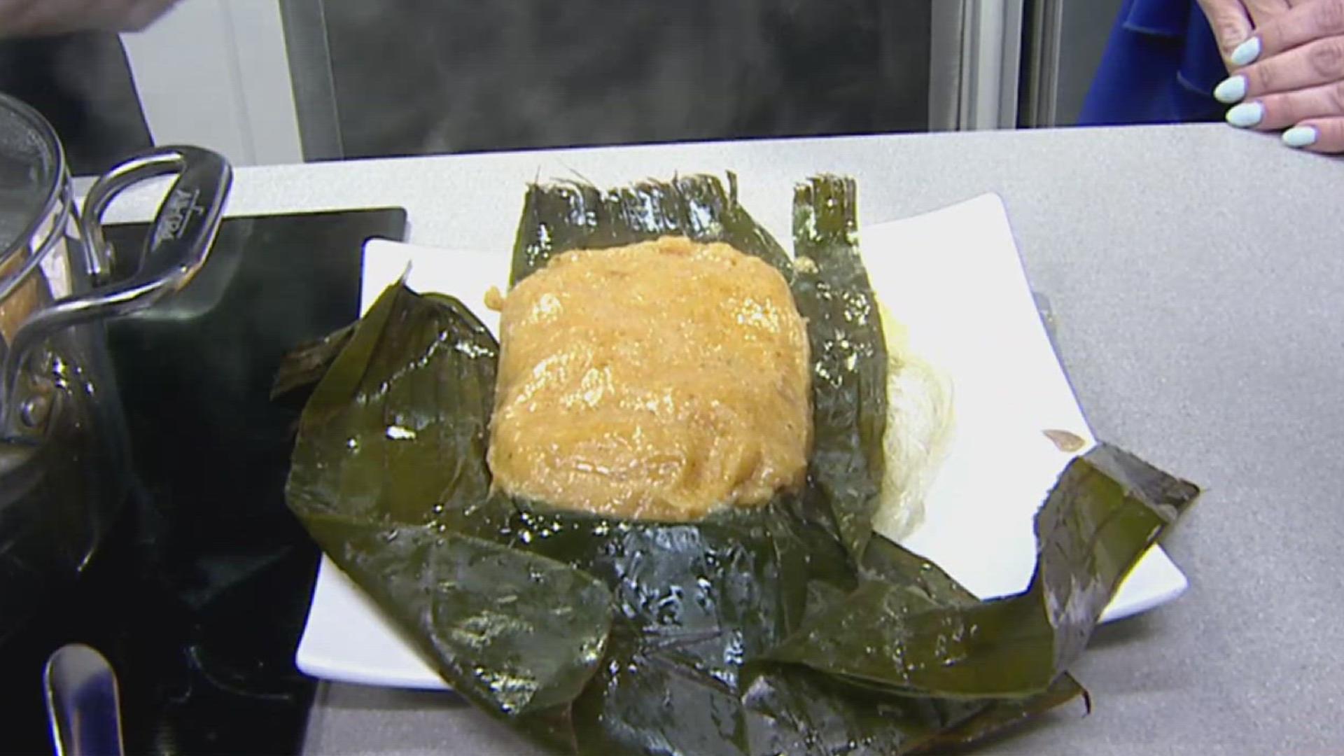 Chellas Arepa Kitchen prepares tamales with pickled onions and new ...