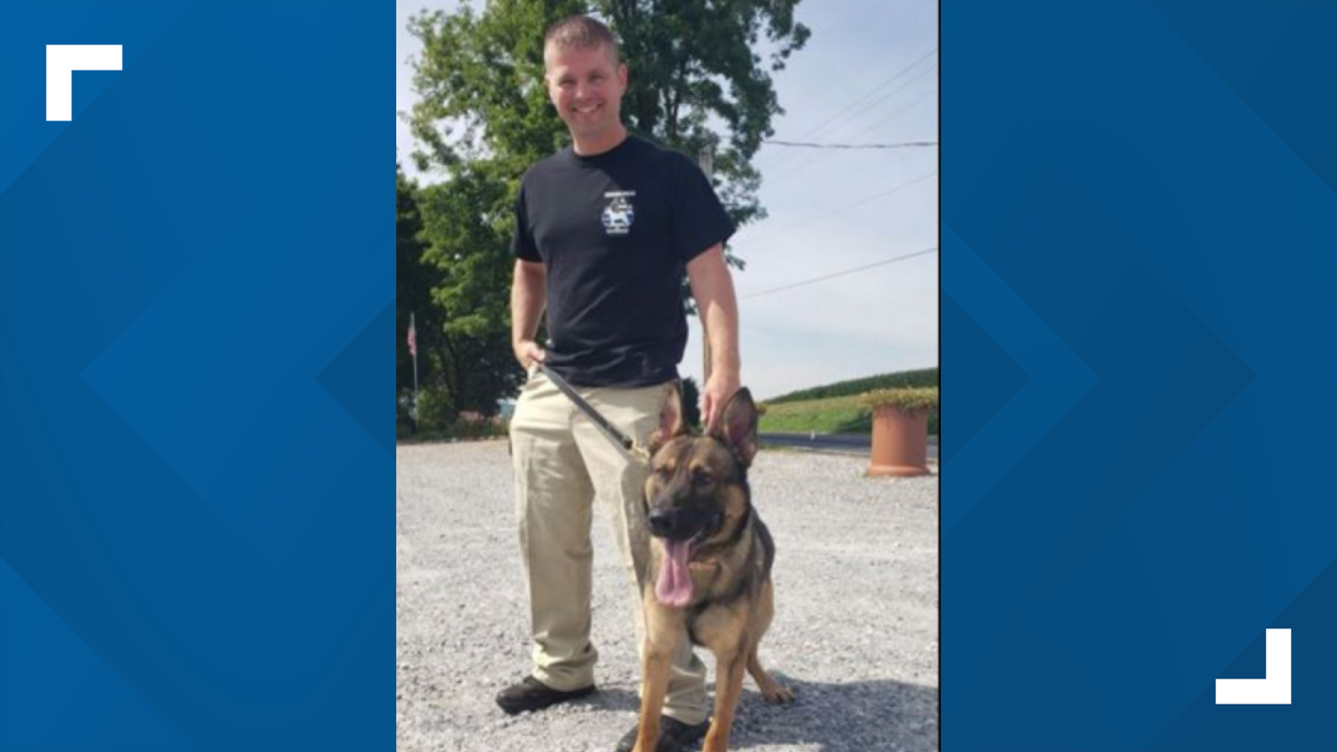 Swatara Township Police swear in K9 Officer Santi | fox43.com