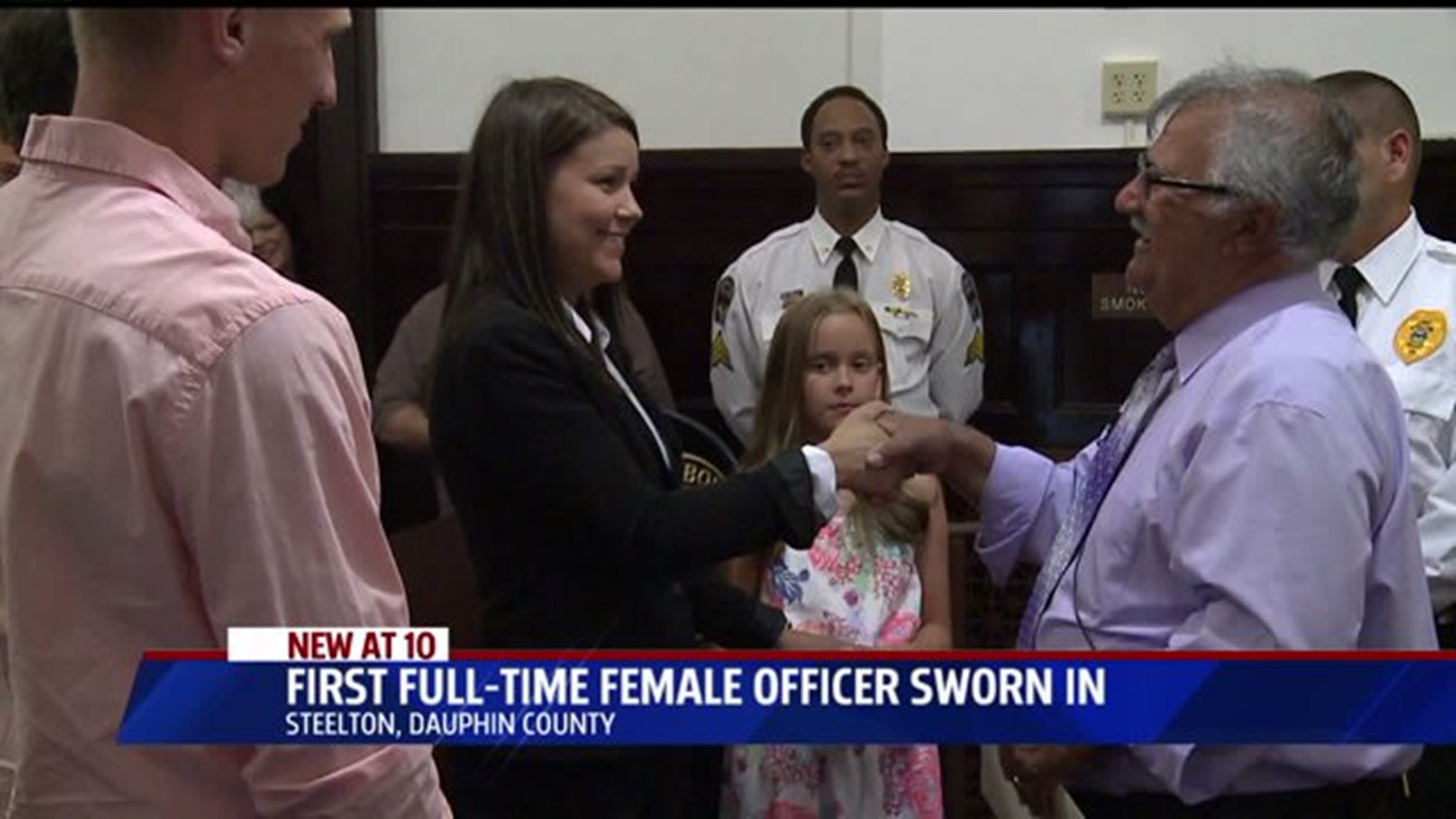 Steelton’s first-ever full-time female police officer sworn in | fox43.com
