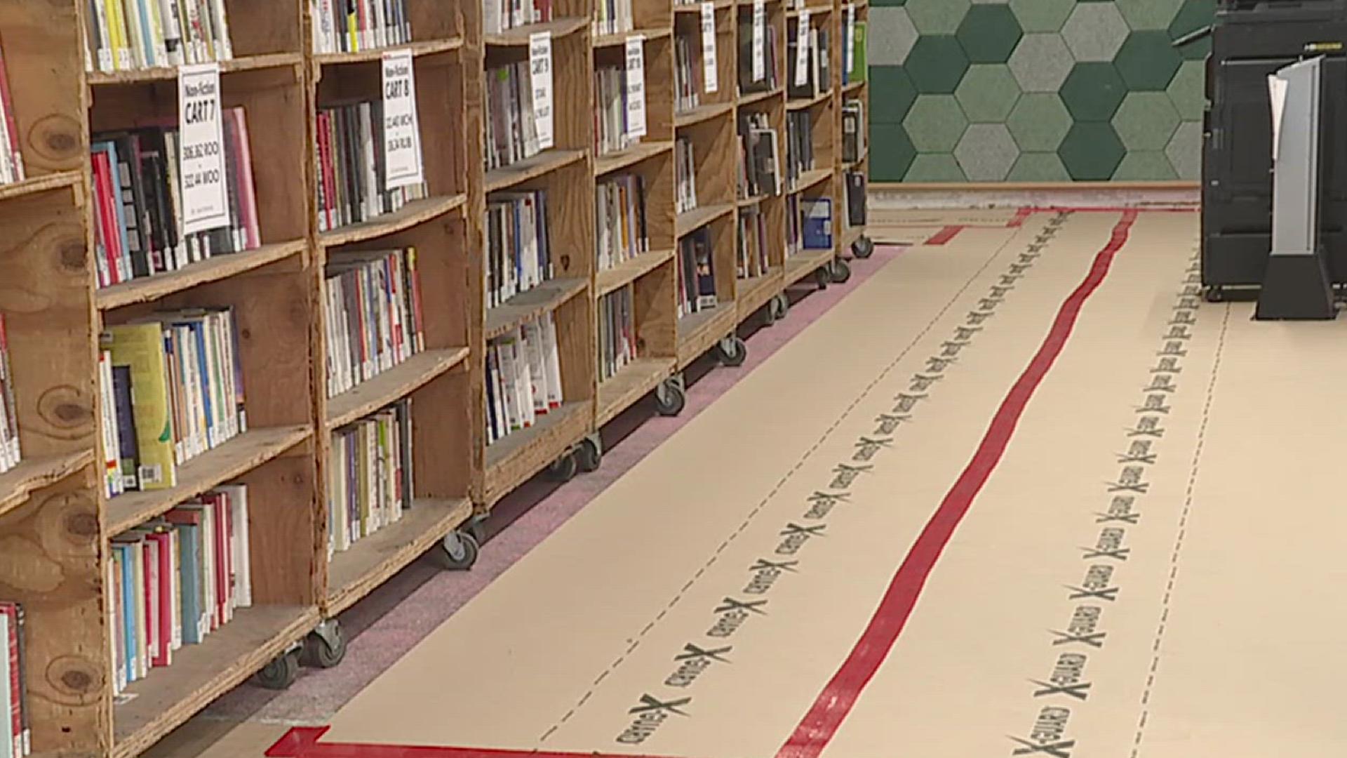 Lancaster Public Library opens second floor following flood | fox43.com