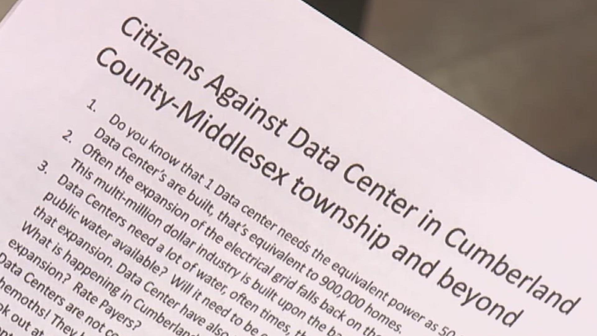 Cumberland County officials first look at data center proposal sparks ...
