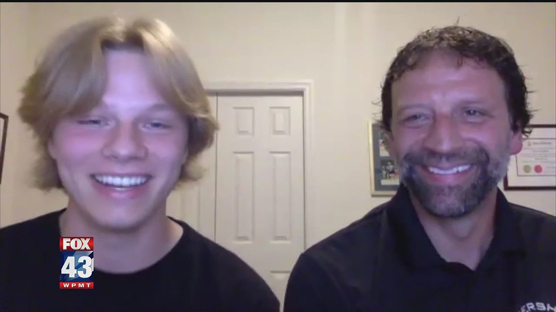 Sports Spotlight: Cade Helmer carving his own path in hockey | fox43.com