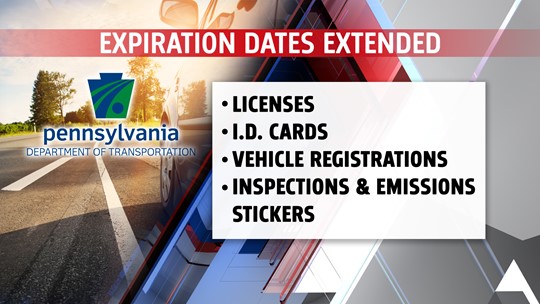 PennDOT gives more time to renew license, registration | fox43.com