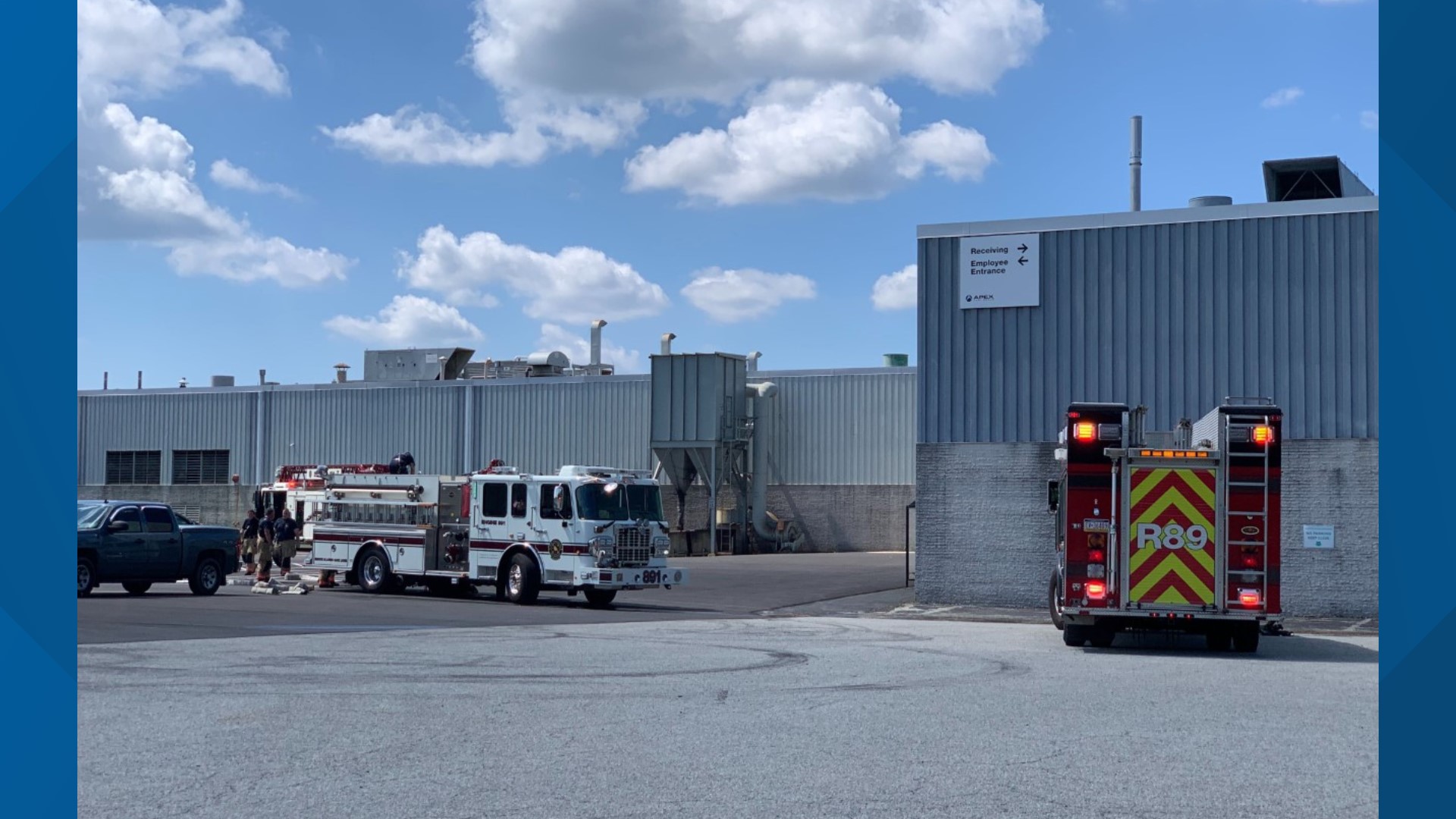 Firefighters extinguish machine fire at Springettsbury Township, York ...