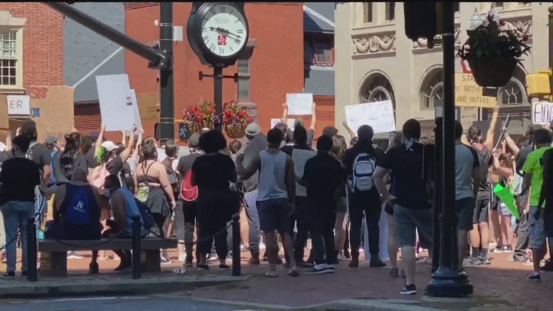 Hundreds protest in Lancaster over the death of George Floyd | fox43.com