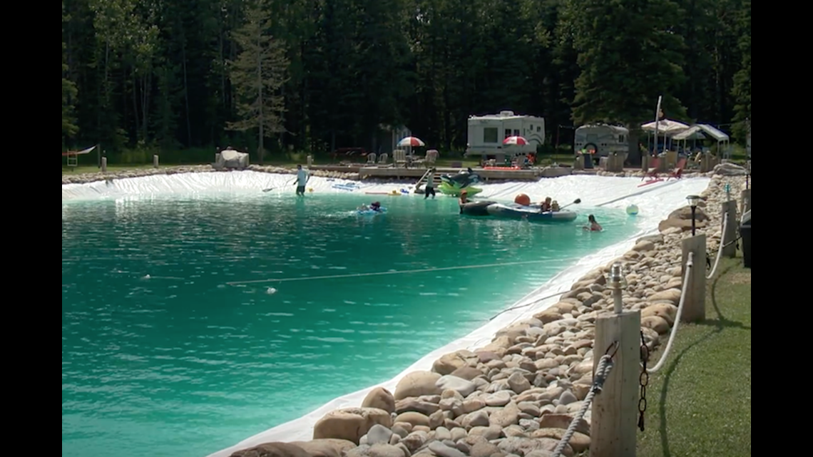 Man builds massive 317,000-gallon swimming pool in his backyard | fox43.com