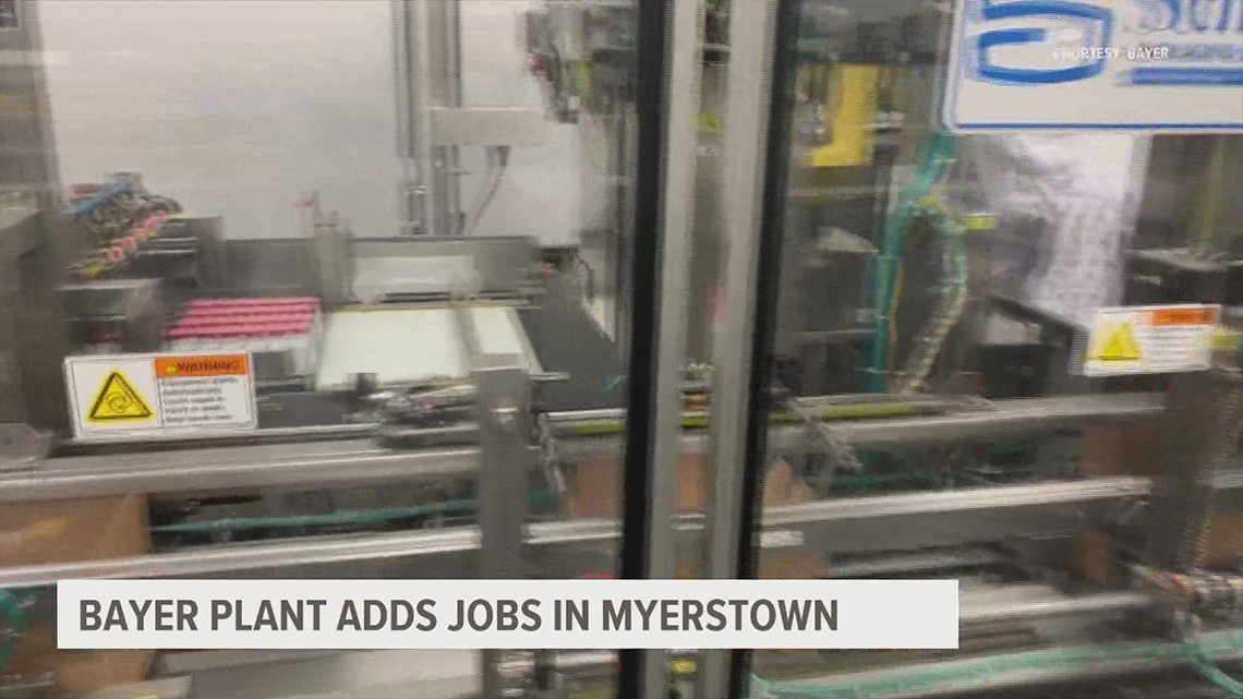 Bayer manufacturing facility in Myerstown generates more than 40 new ...