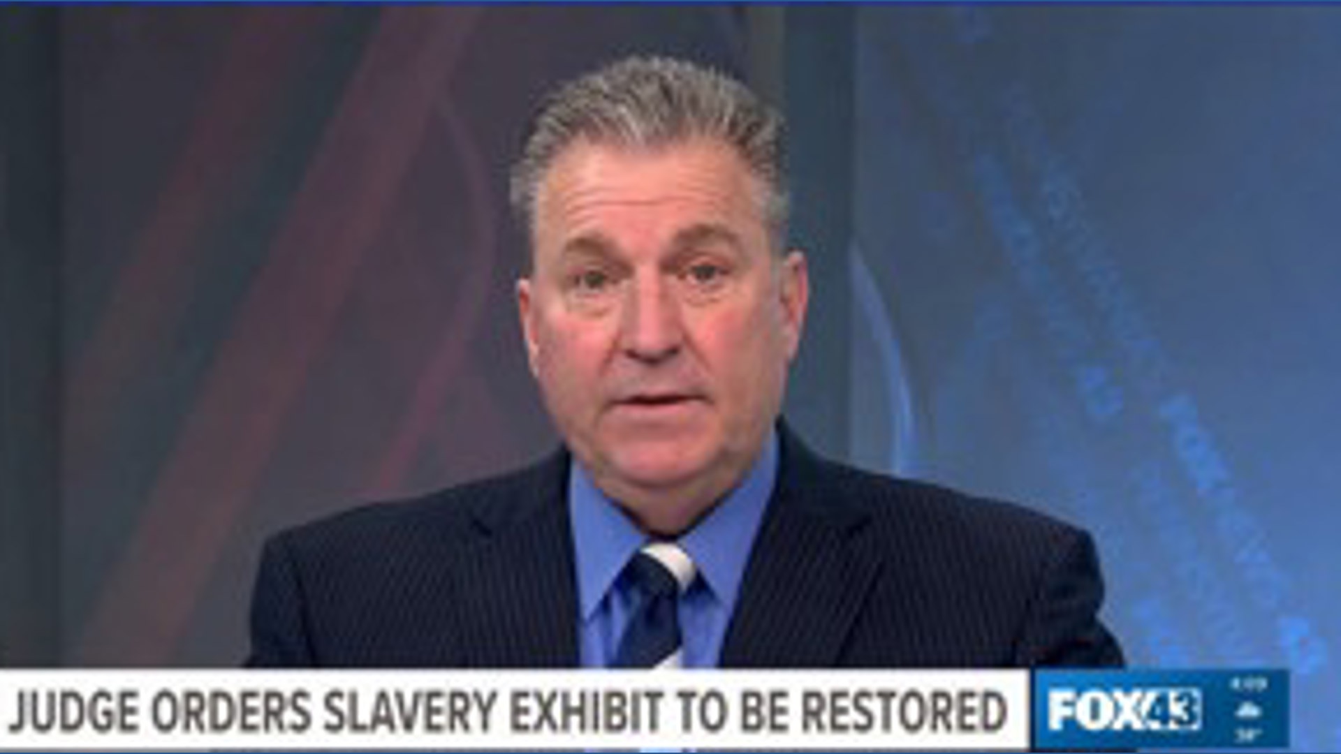 Judge orders slavery exhibit returned in Philly | fox43.com