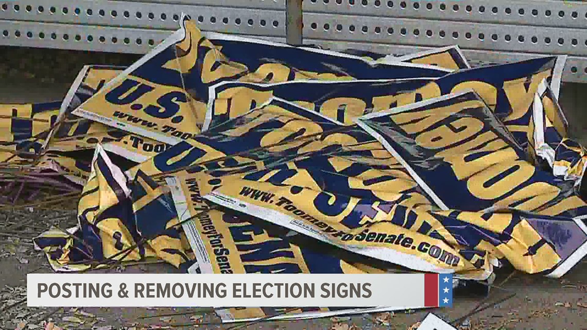 Do's and don'ts of posting campaign signs | fox43.com