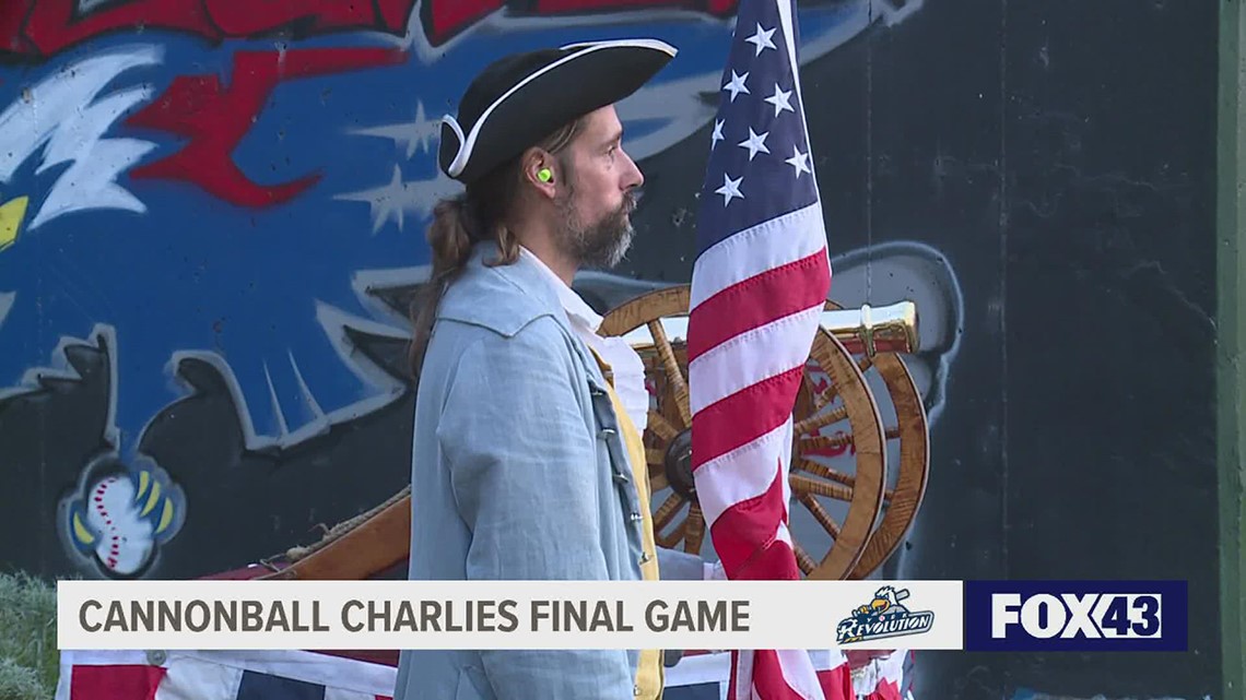 York Revolution mascot Cannonball Charlie completes final game | fox43.com