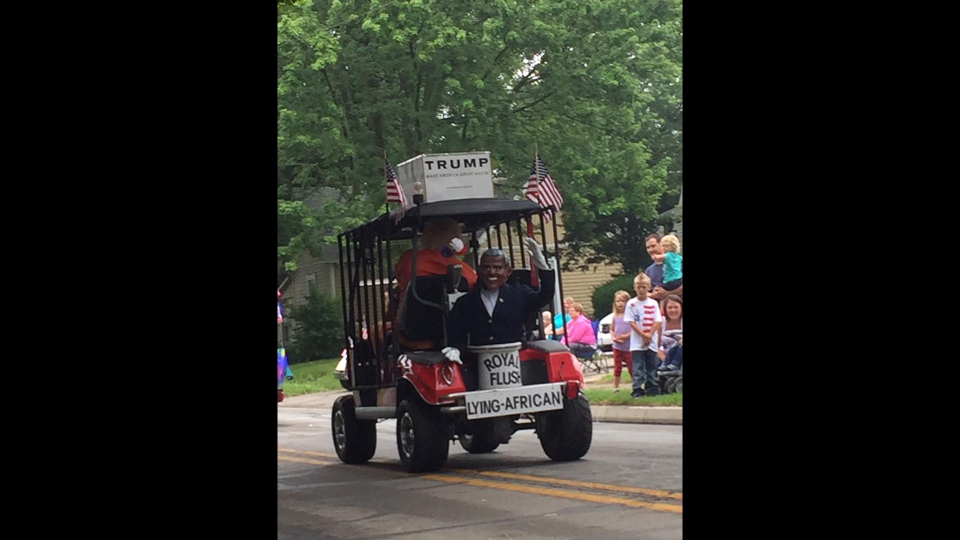 Man drives ‘Lying African’ Obama float in Fourth of July parade | fox43.com