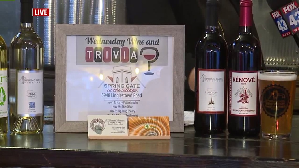Trivia at Spring Gate Vineyard and Brewery | fox43.com
