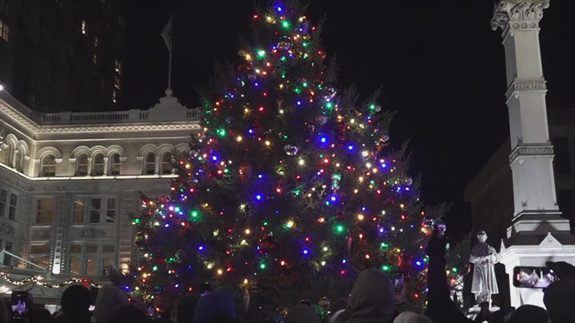 Lancaster's mayor lights Christmas tree as thousands celebrate holiday ...