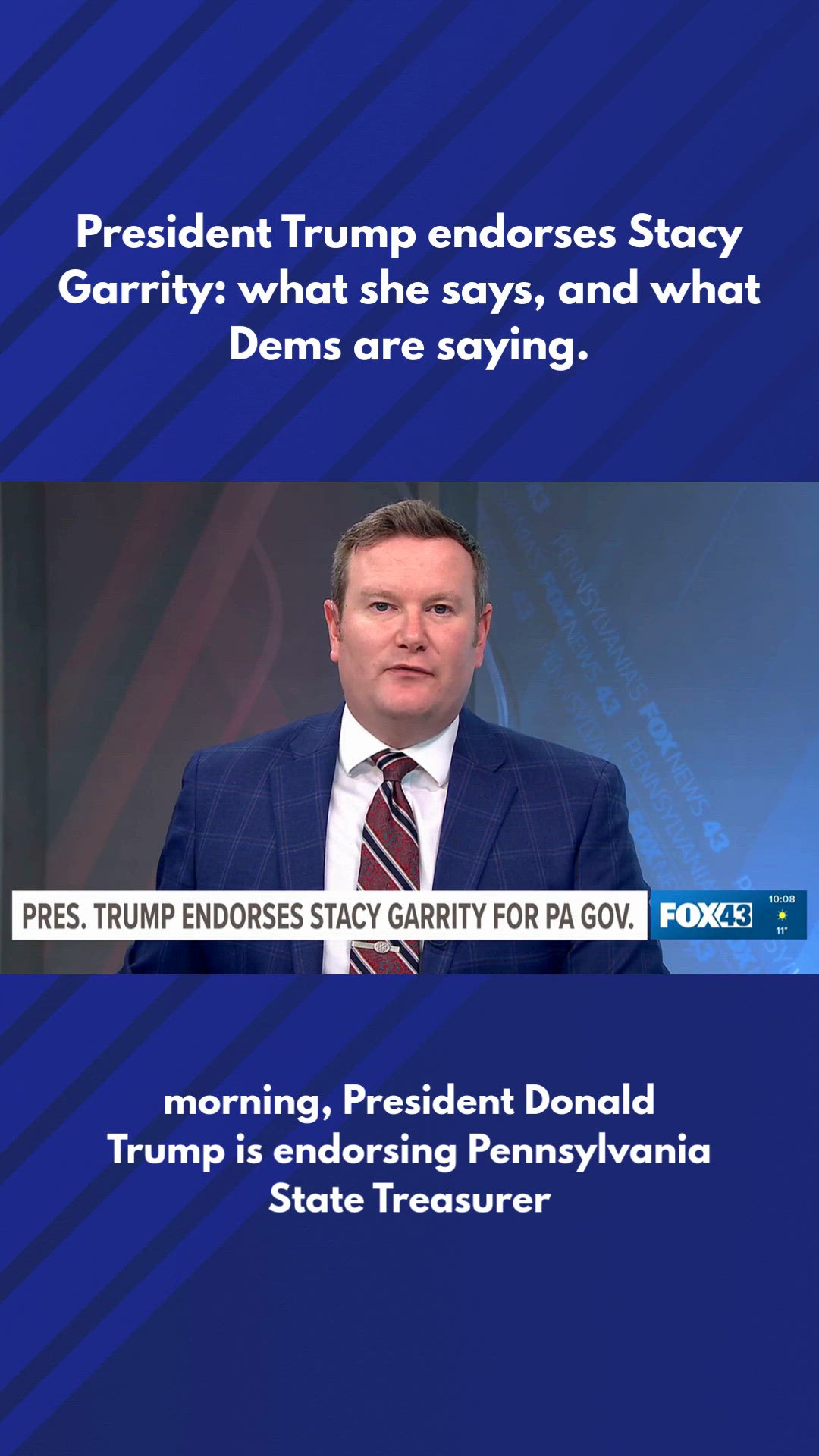 President Trump endorses Stacy Garrity | fox43.com