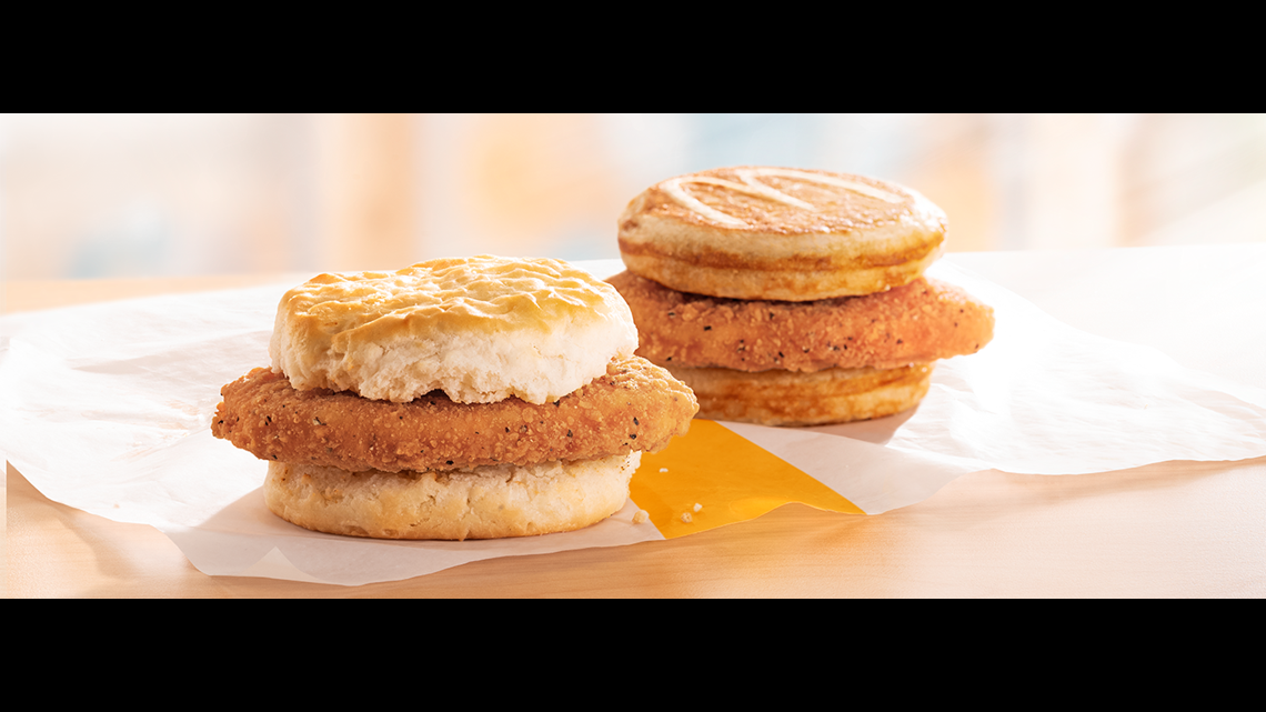 McDonald’s is now offering Chicken McGriddles and McChicken Biscuit ...