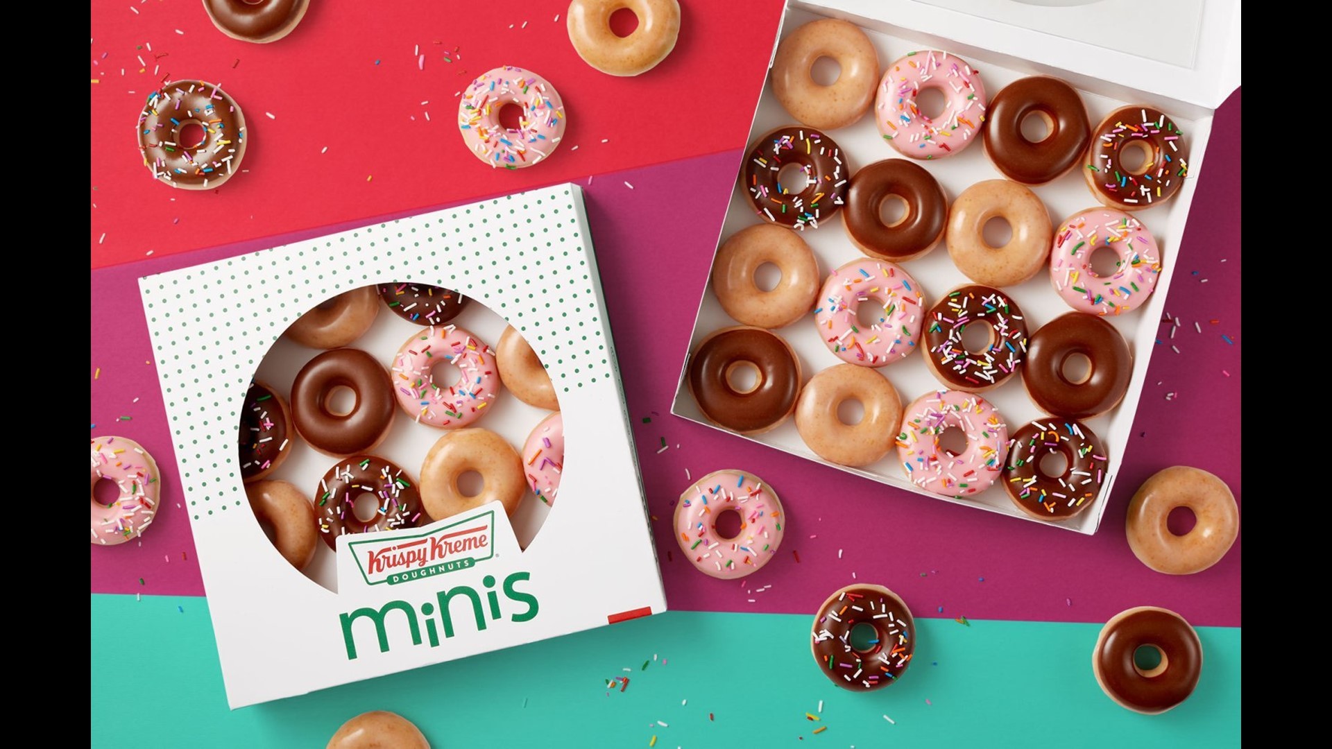 Krispy Kreme is rolling out a mini version of their classic doughnuts ...