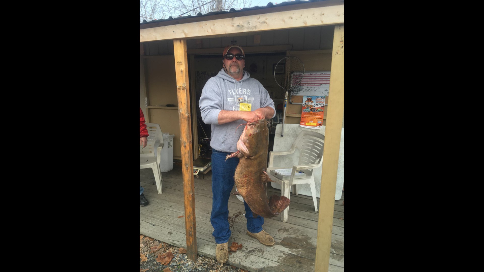 Lancaster County man hauls in state-record 50-pound flathead catfish ...