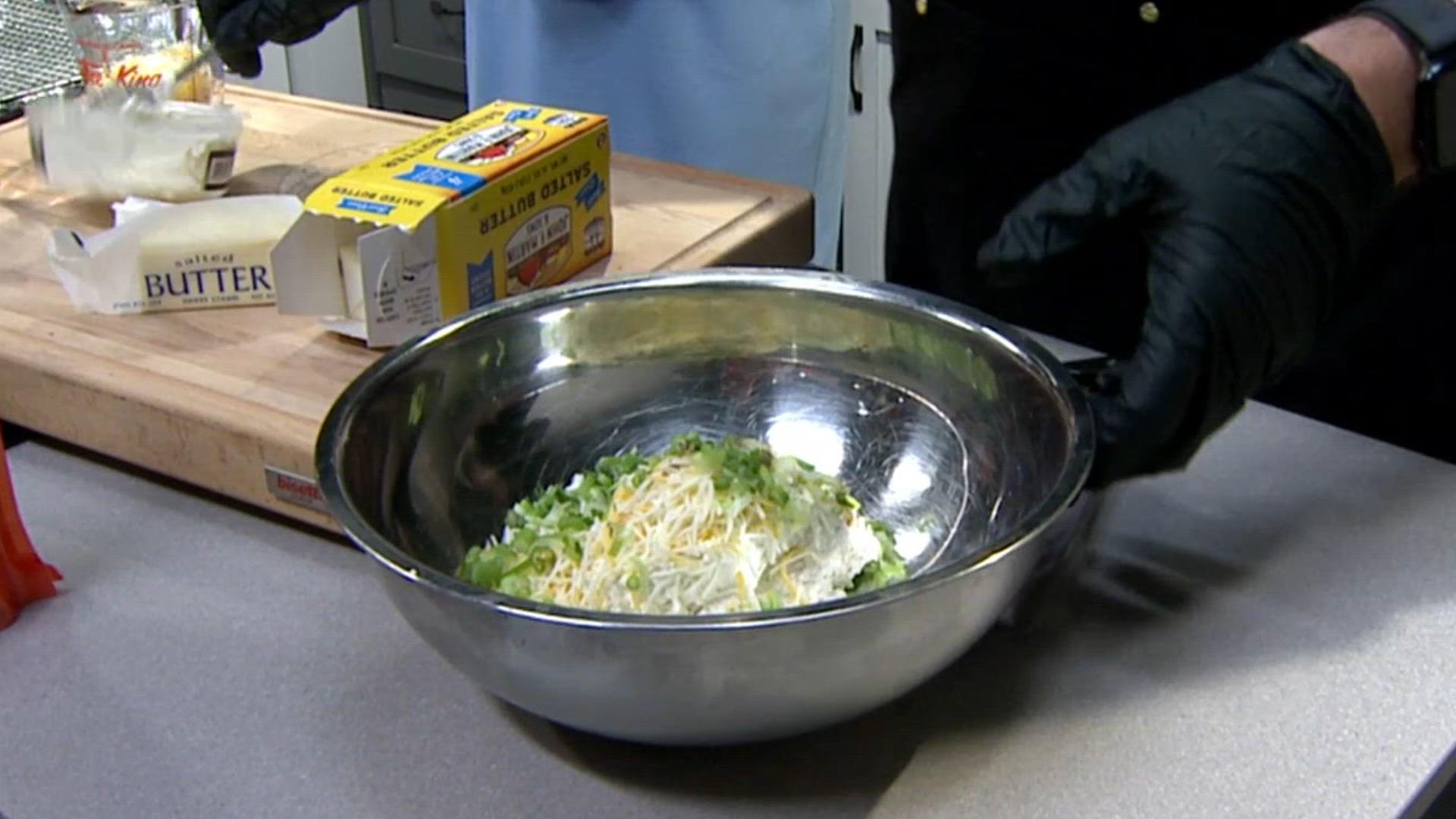John F. Martin cooks their bacon-wrapped jalapeño poppers | fox43.com
