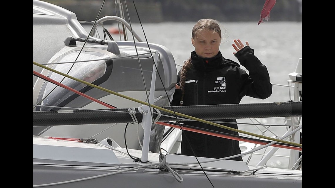 Greta Thunberg reaches New York after 15-day yacht journey | fox43.com