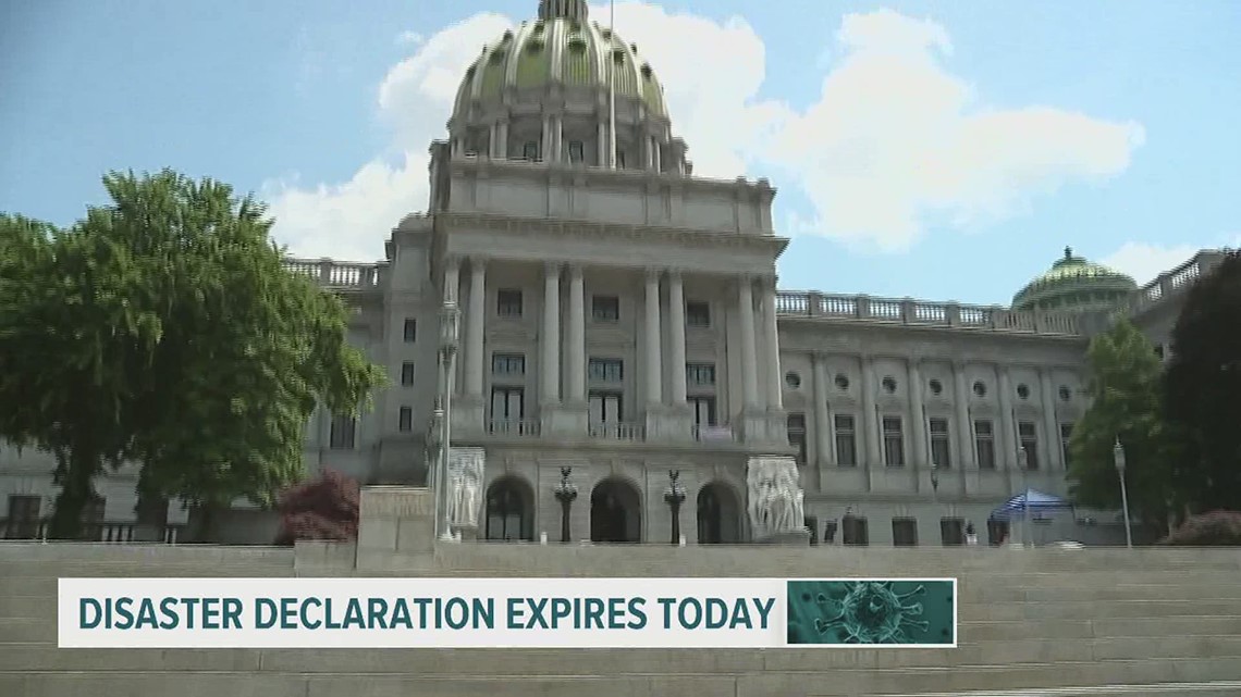 Pennsylvania's COVID-19 disaster declaration set to expire at midnight ...