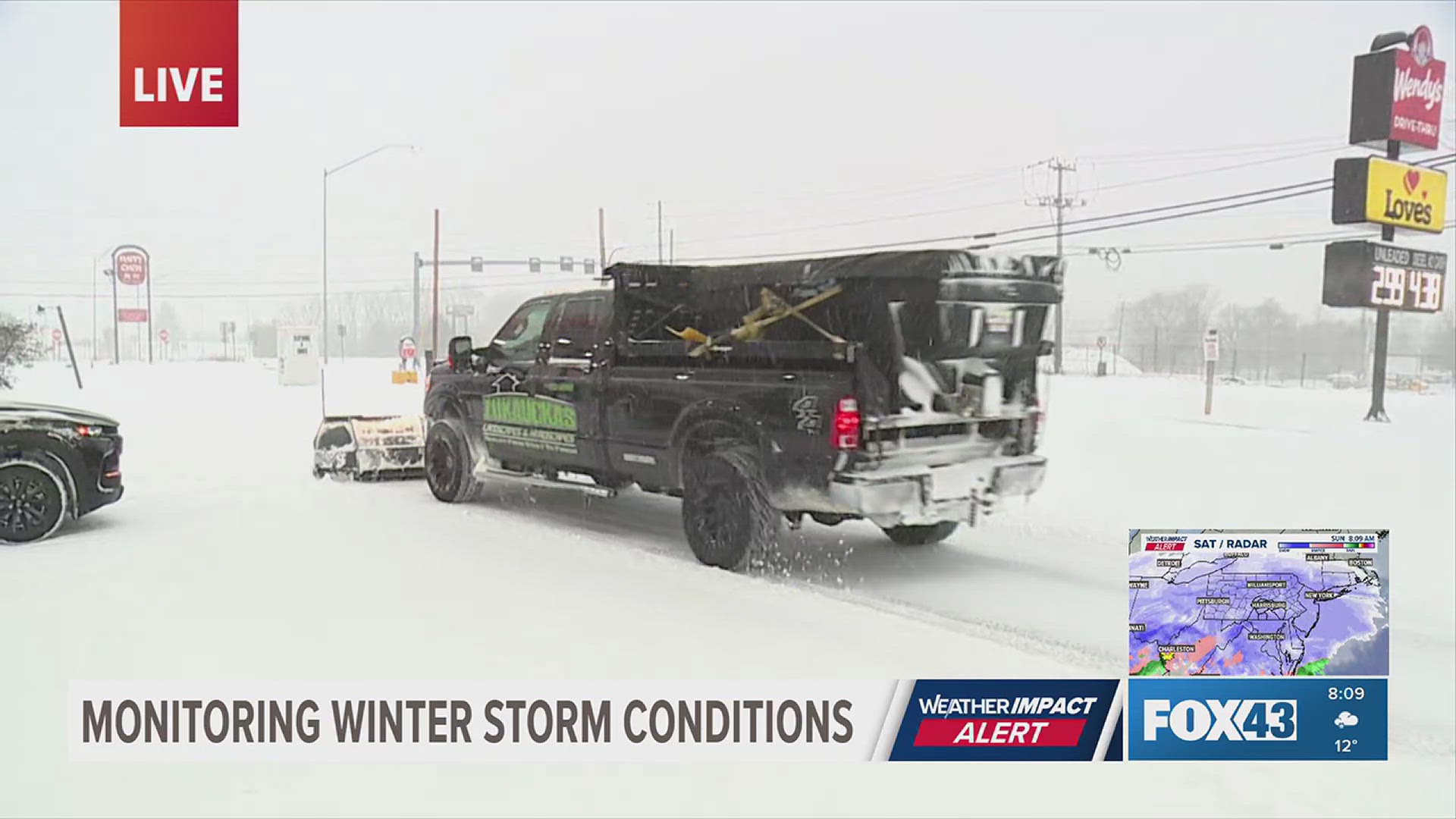 Monitoring winter storm conditions in Carlisle | fox43.com