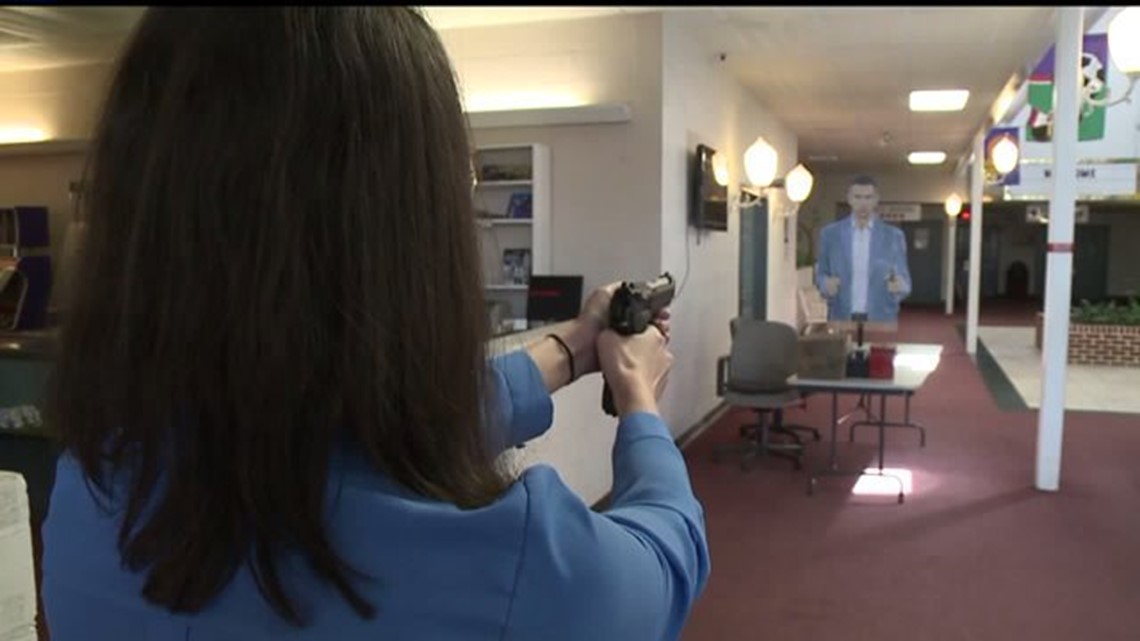New active shooter training system introduced to local police | fox43.com