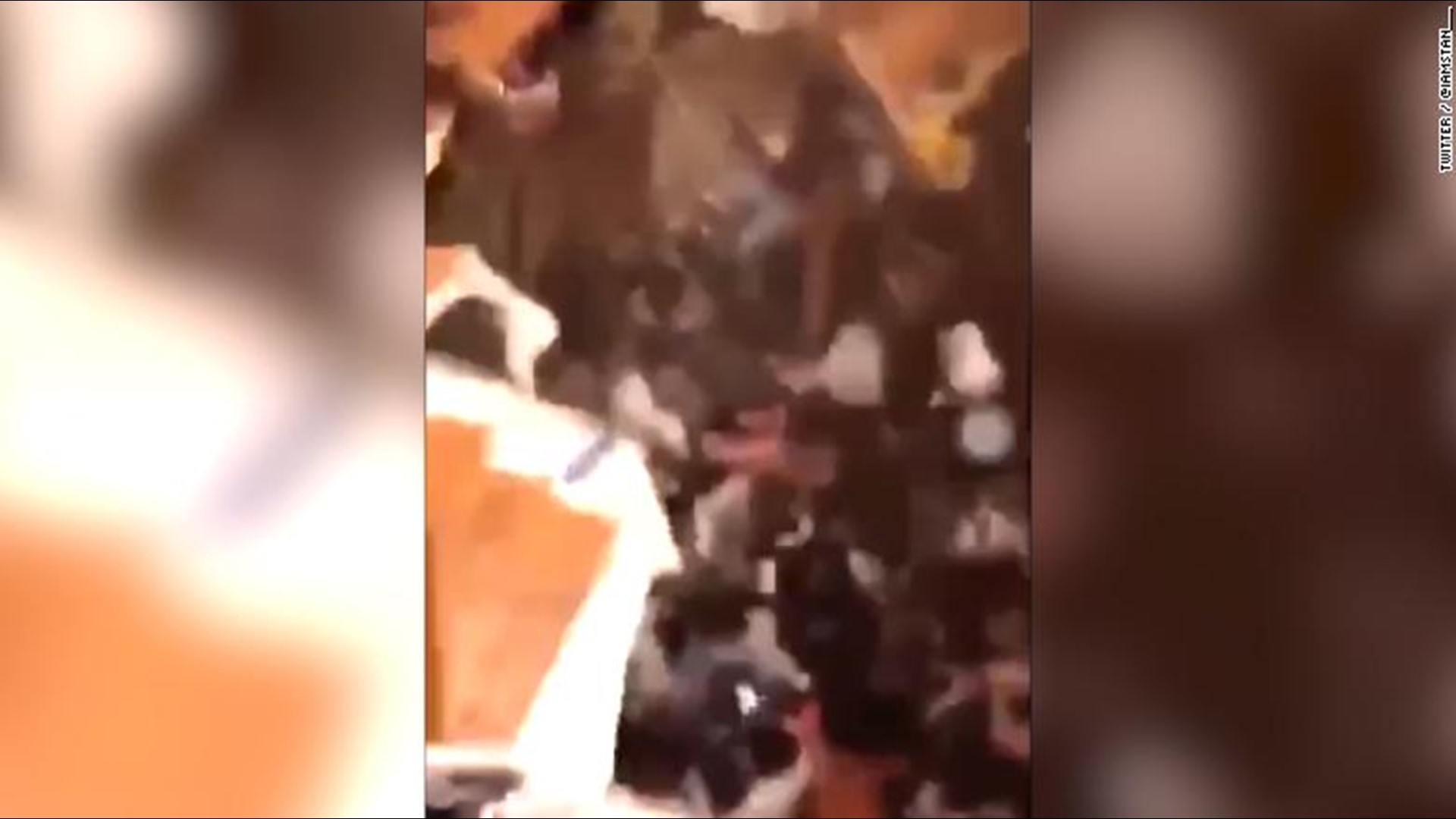 Several injured after floor collapses at clubhouse | fox43.com