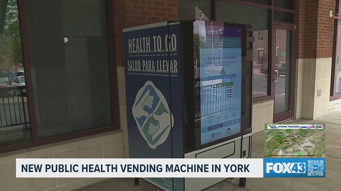 New vending machine provides free health, wellness products in York ...