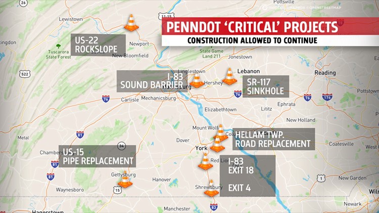 PennDOT says eight major construction projects in South Central PA may ...