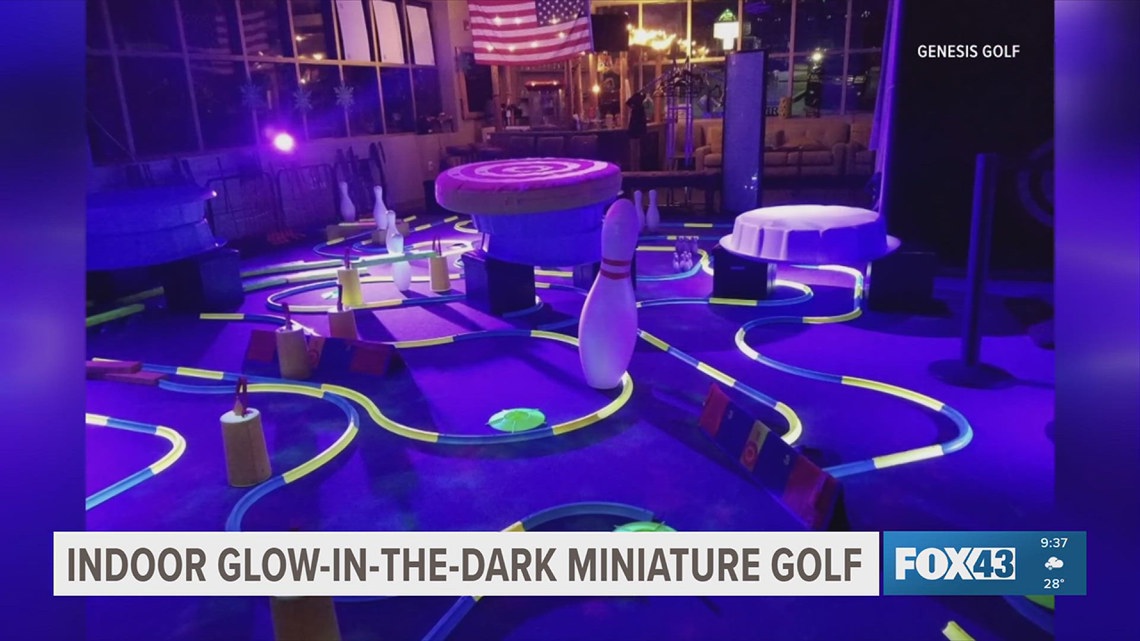 Glow-in-the-dark mini golf at Genesis Golf in York | fox43.com