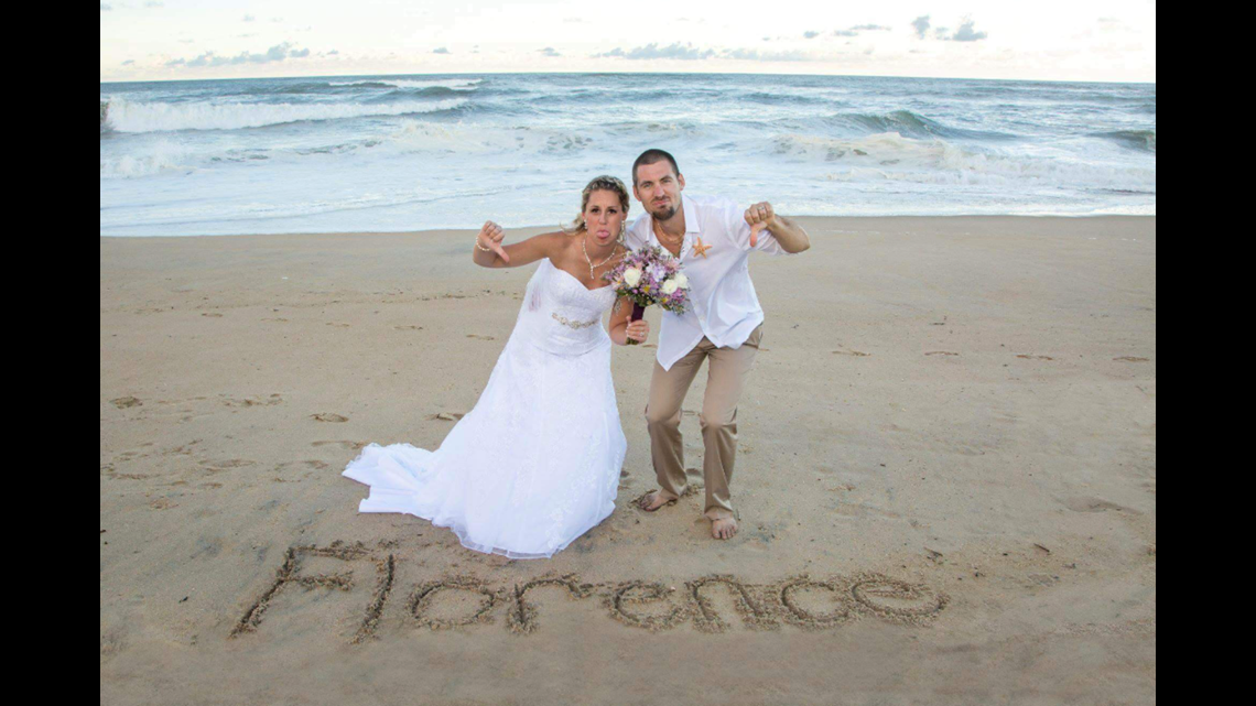 Hurricane Florence forces Pennsylvania couple to tie the knot five days ...