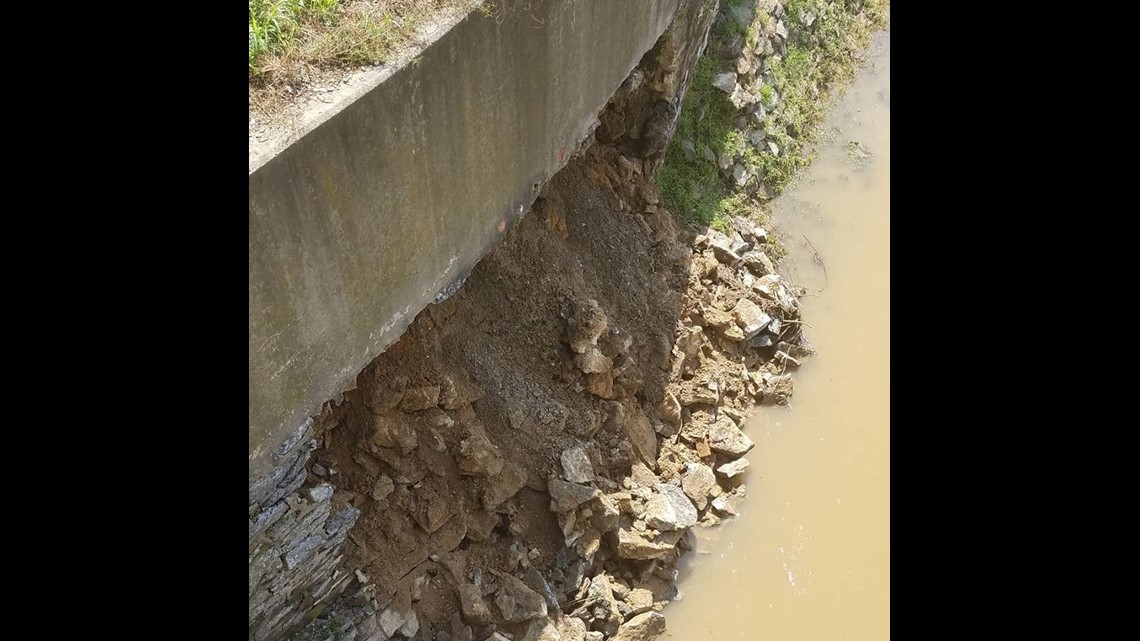 Retaining wall of Codorus Creek collapses in York City, closing ...