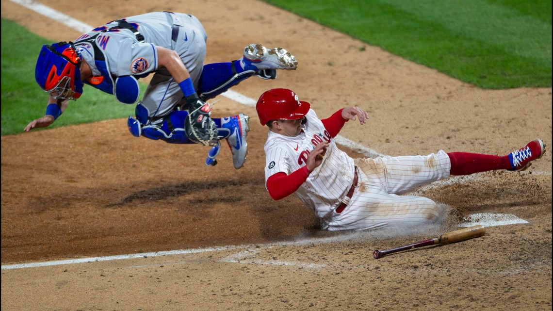 Phillies rally for 5-3 win over Mets after deGrom pulled | fox43.com
