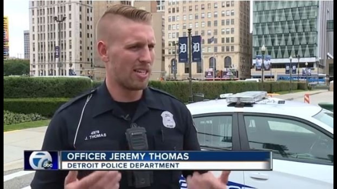 Police officer talks about act of kindness revealed in pictures taken ...