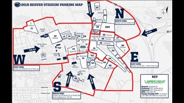 Penn State’s new parking policy faces first test this Saturday | fox43.com